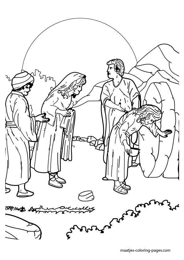 Free Printable Easter Story Coloring Pages - Templates Printable