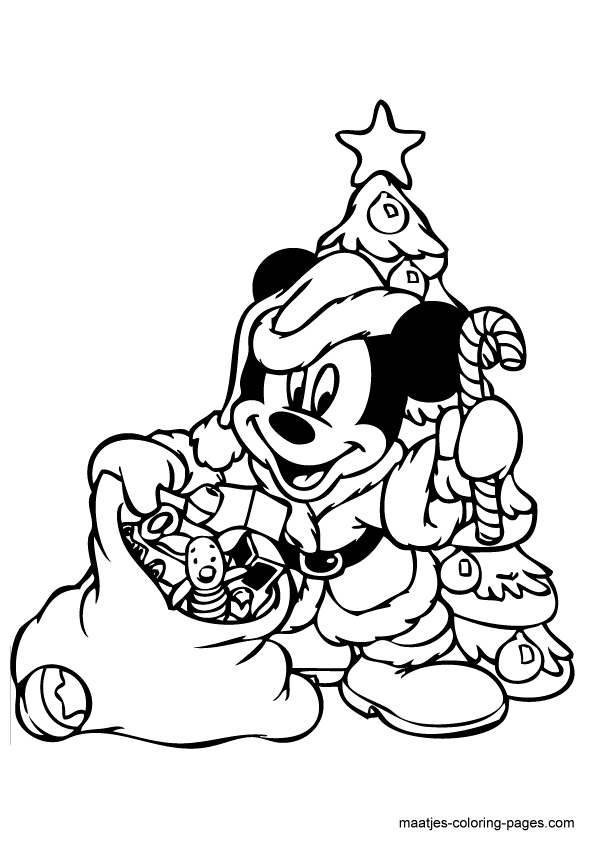  Mickey Mouse Christmas Carol Coloring Pages Coloring Pages